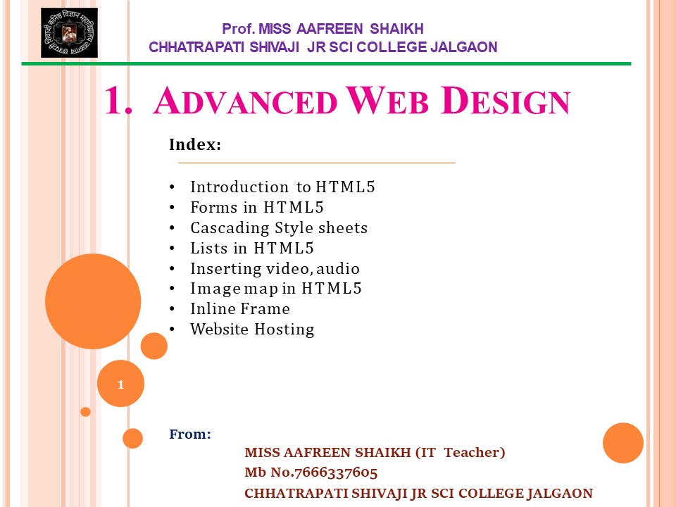 Hsc information technology chapter 1 advanced web design presentation | free to download
