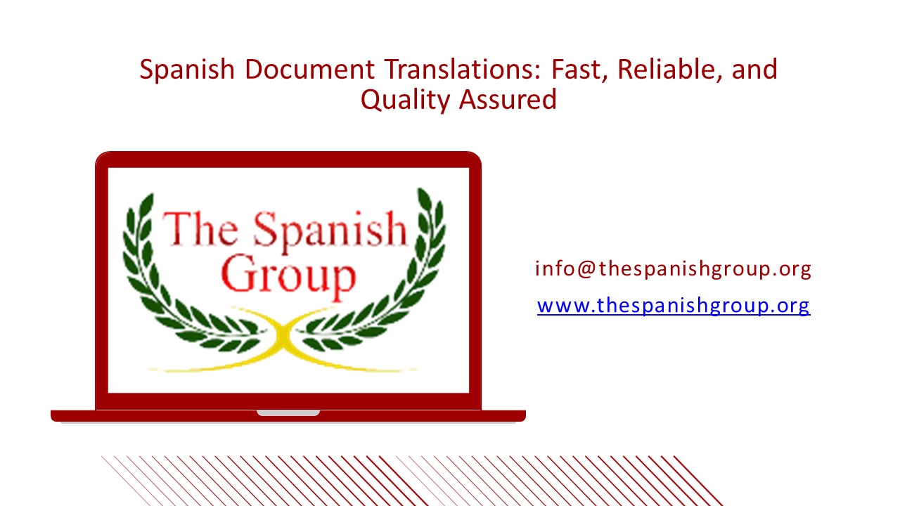 Spanish Document Translations: Fast, Reliable, and Quality Assured ...