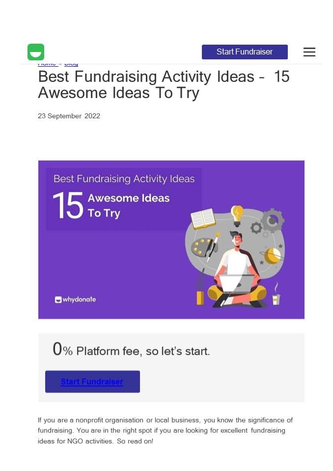 PPT – Fundraising Activity Ideas PowerPoint presentation | free to ...