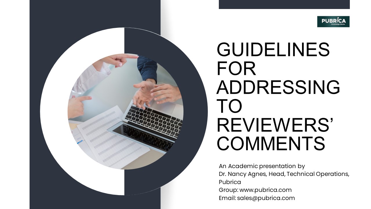 PPT – Manuscript review guidelines | Manuscript peer reviewer | Address Reviewer Comments (1 ...