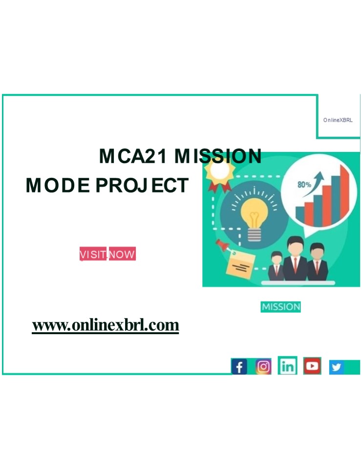 Streamlining Business Processes: The MCA21 Mission Mode Project presentation | free to download