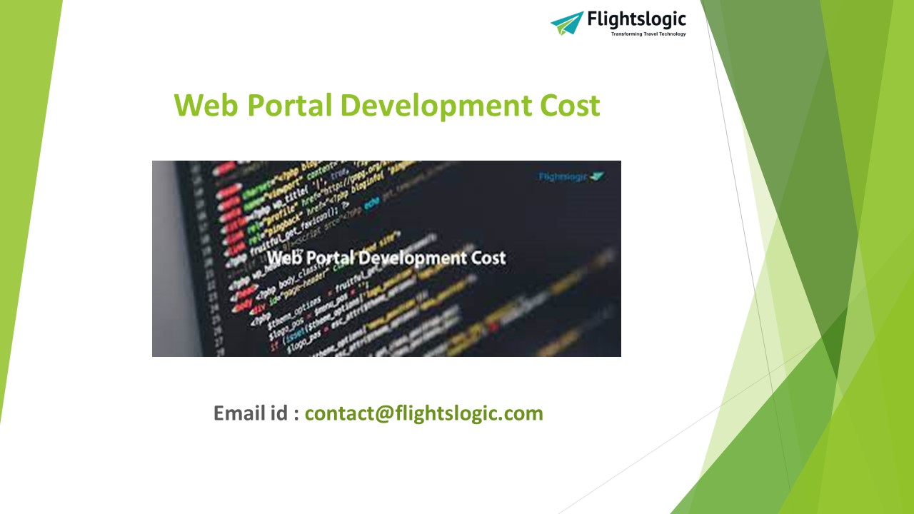Web Portal Development Cost presentation | free to download