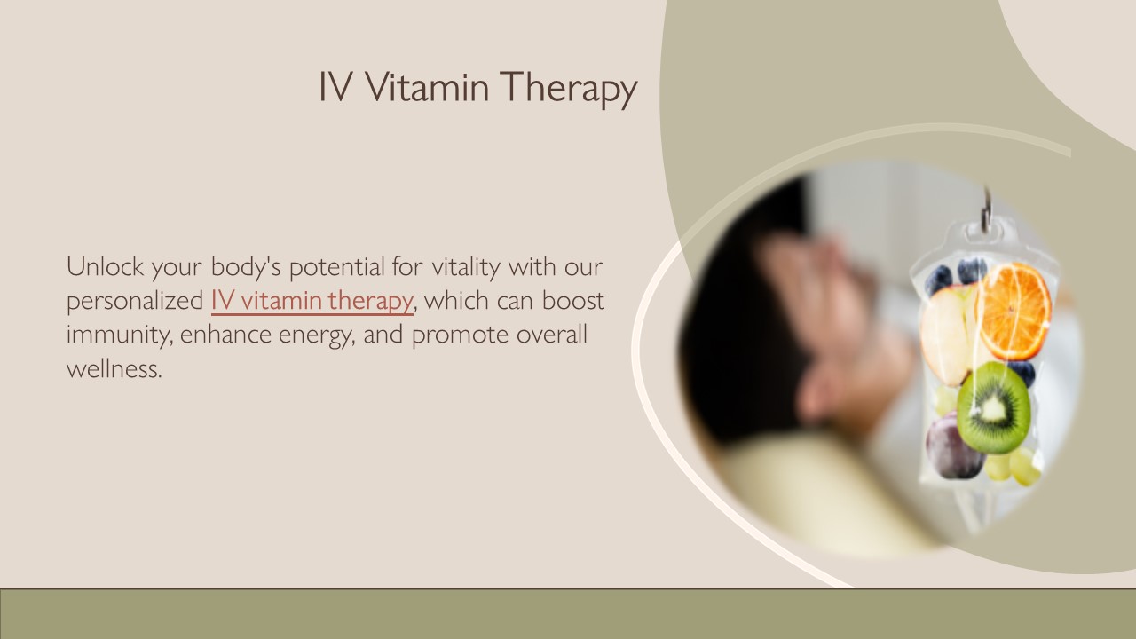 PPT – IV Vitamin Therapy PowerPoint presentation | free to download ...