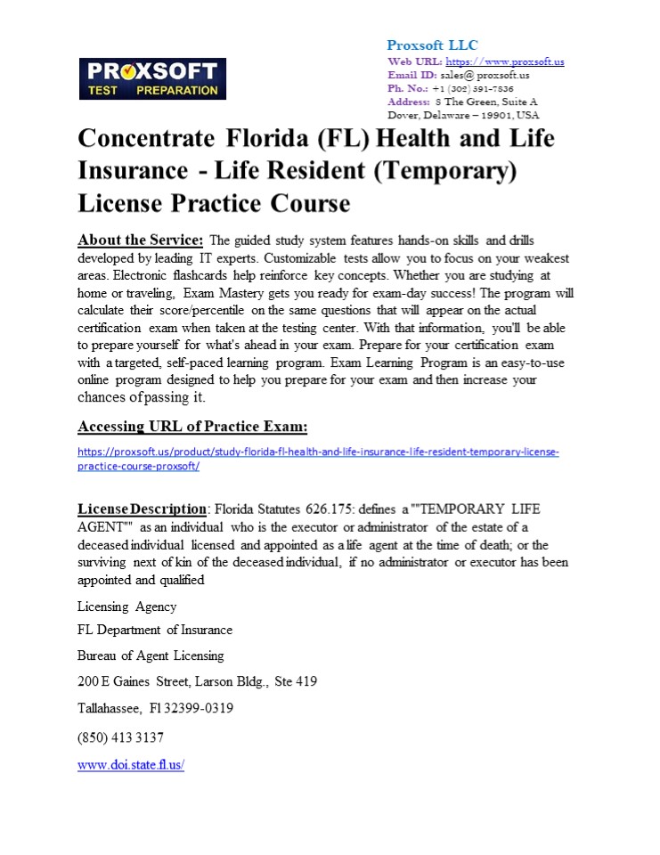 PPT – Concentrate Florida (FL) Health and Life Insurance - Life ...