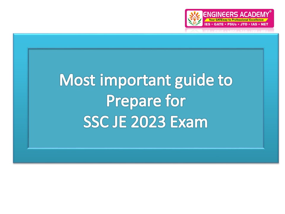 PPT – Most important guide to Prepare for SSC JE 2023 Exam PowerPoint ...