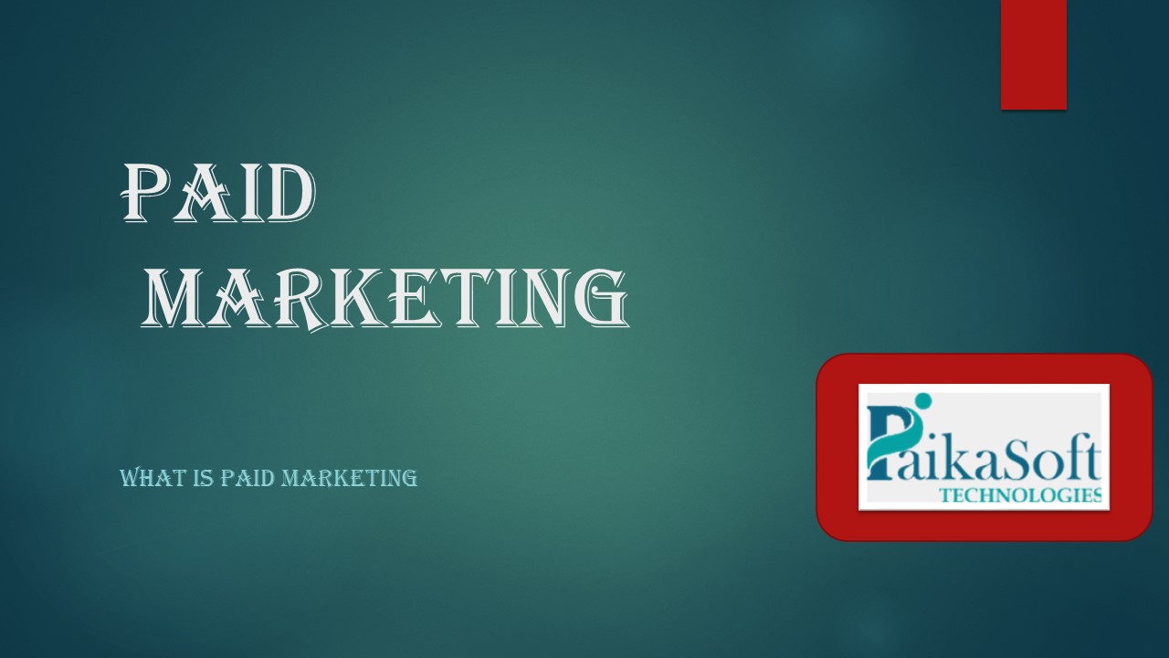 What is Paid Marketing presentation | free to download