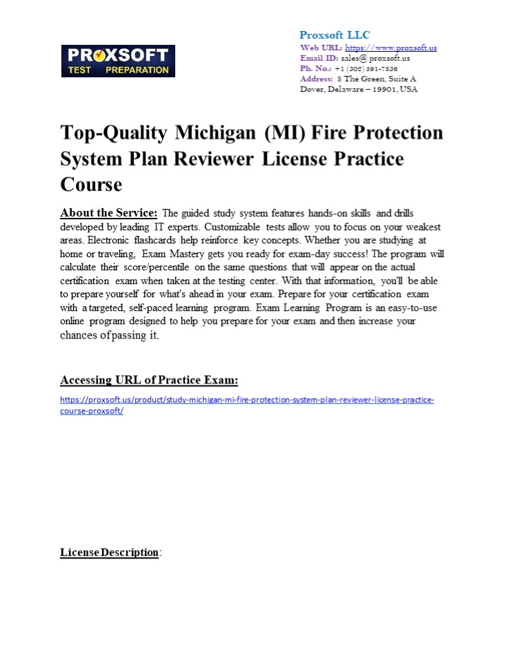 PPT – Top-Quality Michigan (MI) Fire Protection System Plan Reviewer ...