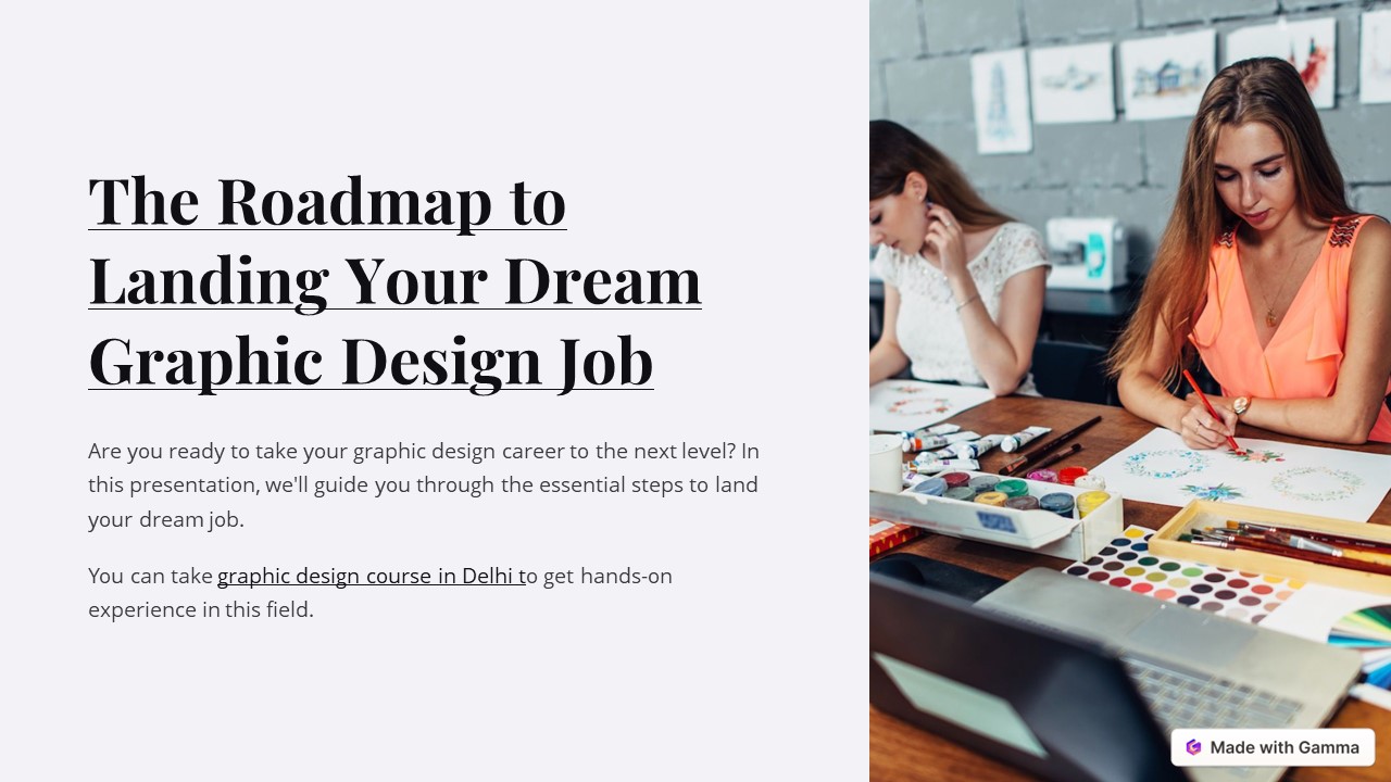 The Roadmap to Landing Your Dream Graphic Design Job presentation ...