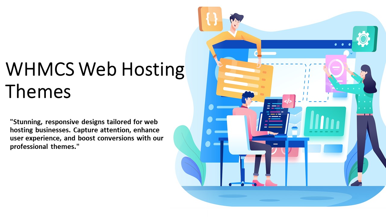 WHMCS Web Hosting Theme & Templates presentation | free to download