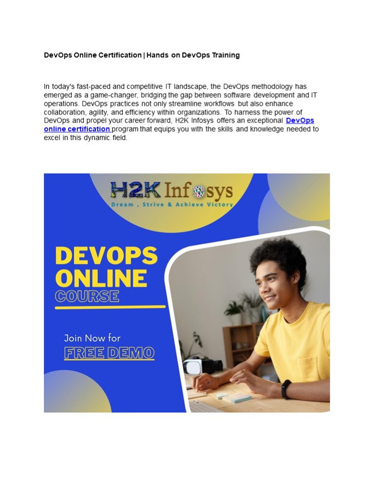 PPT – DevOps Online Certification | Hands on DevOps Training PowerPoint ...