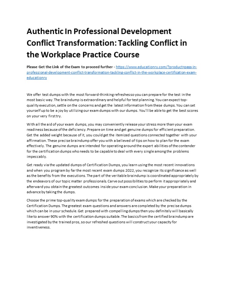 PPT – Authentic In Professional Development Conflict Transformation ...