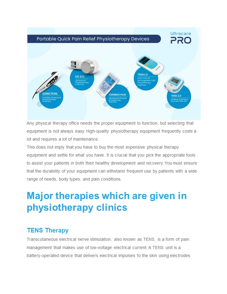 PPT – Physical Therapy Equipment List for Clinics - An Ultimate Guide ...