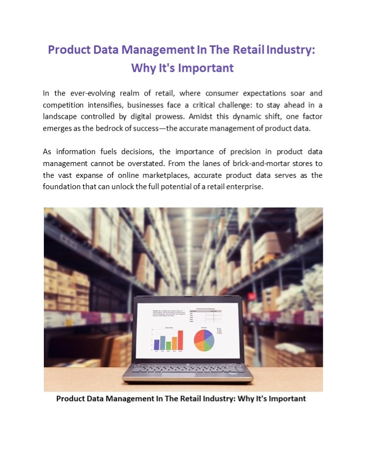 Product Data Management In The Retail Industry: Why It's Important ...