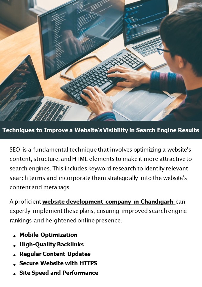 Techniques to Improve a Website’s Visibility in Search Engine Results (1) presentation | free to ...