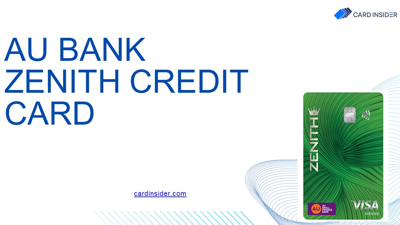 AU Bank Zenith Credit Card presentation | free to download