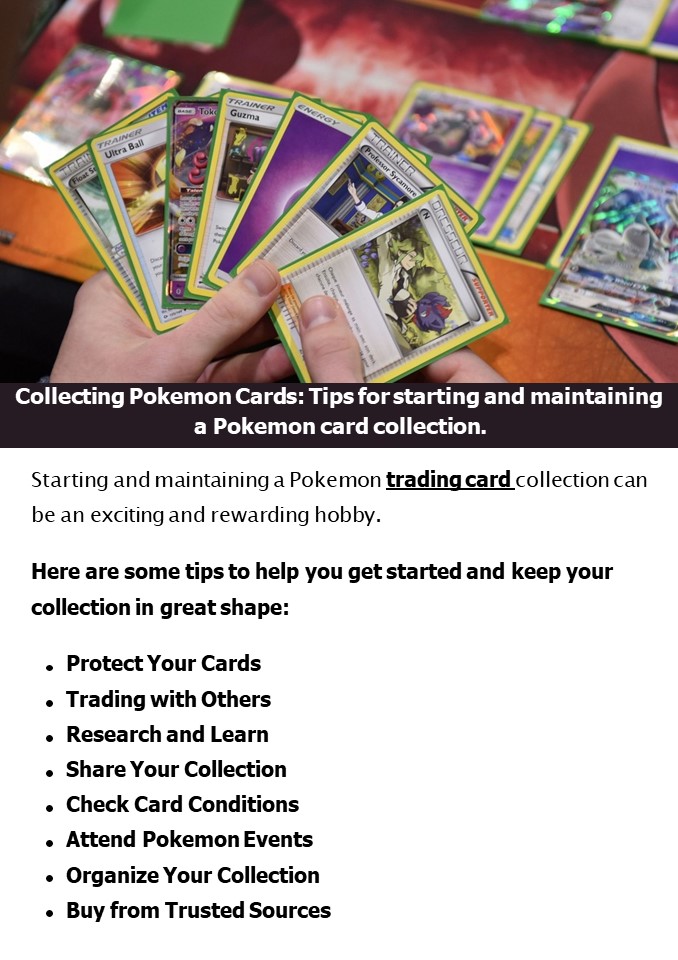 PPT – Collecting Pokemon Cards: Tips for starting and maintaining a ...