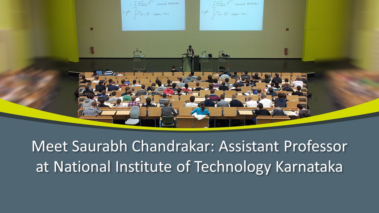 PPT – Meet Saurabh Chandrakar: Assistant Professor at National ...