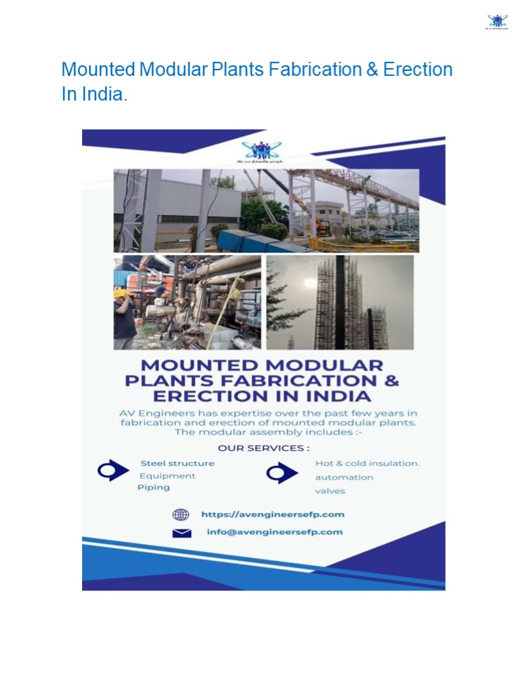 PPT – Mounted Modular Plants Fabrication & Erection In India PowerPoint ...