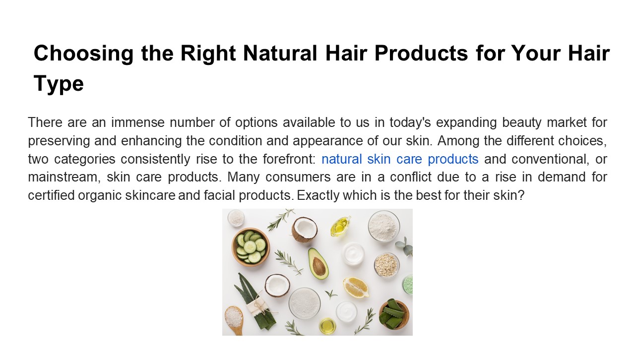 PPT – Choosing the Right Natural Hair Products for Your Hair Type ...