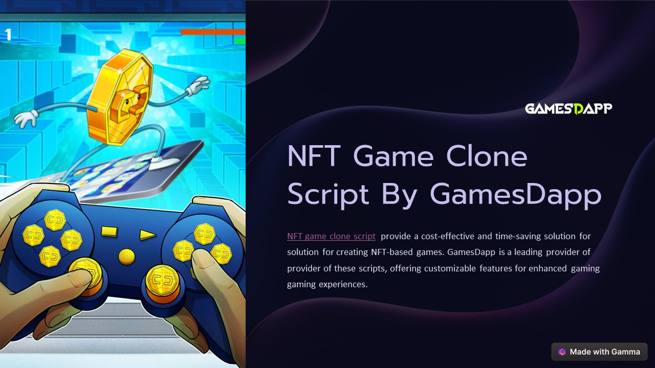 PPT – NFT Game Clone Script - GamesDapp PowerPoint presentation | free to download - id: 97de9f ...