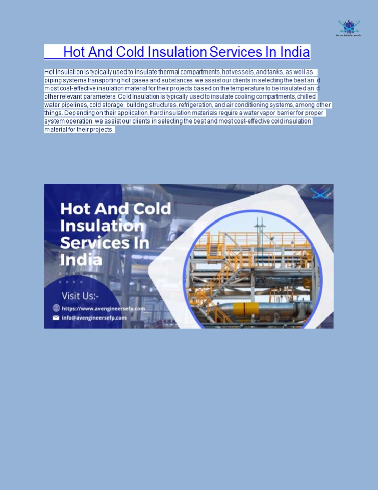PPT – Hot And Cold Insulation Services In India PowerPoint presentation ...