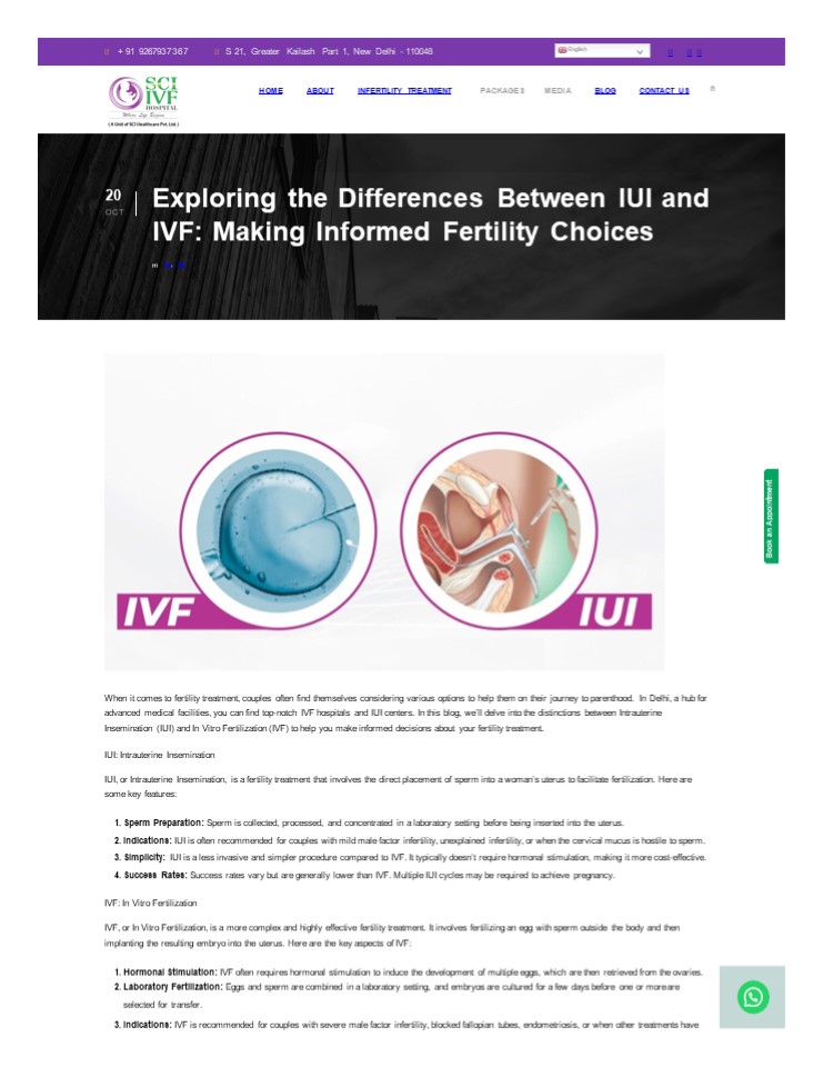 Exploring the Differences Between IUI and IVF: Making Informed Fertility Choices presentation ...