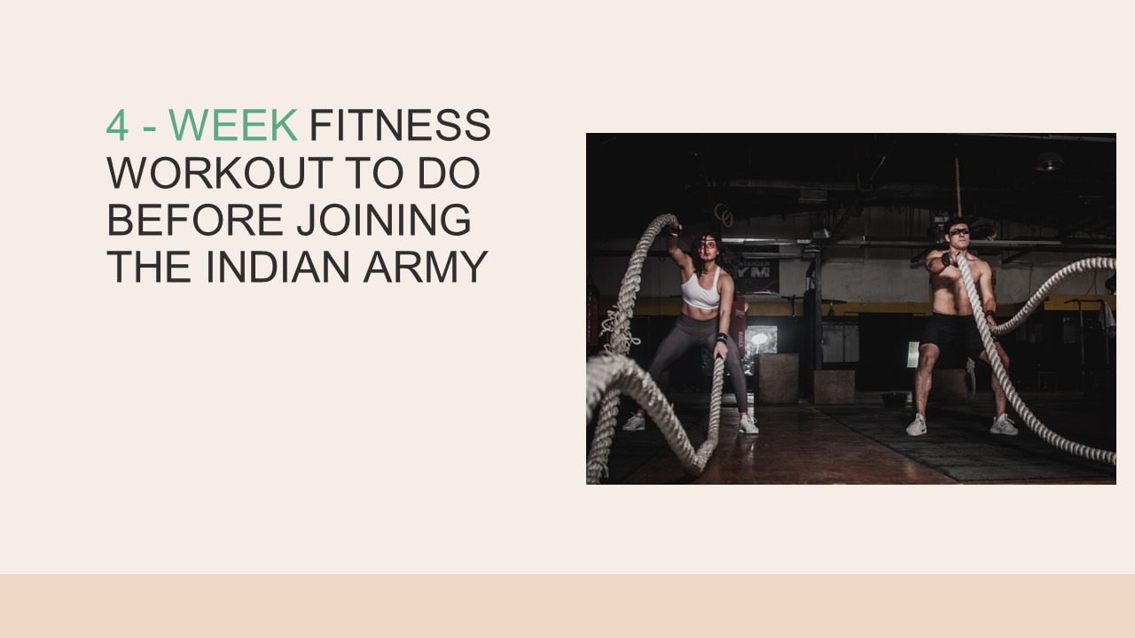 4-Week Fitness Workout To Do Before Joining The Indian Army ...