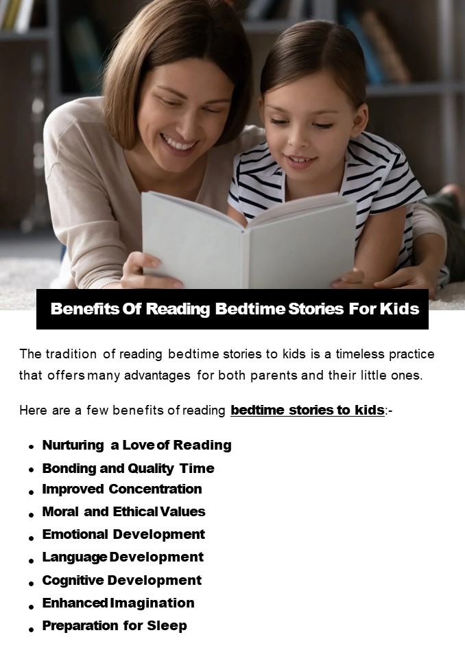 Benefits Of Reading Bedtime Stories For Kids presentation | free to ...