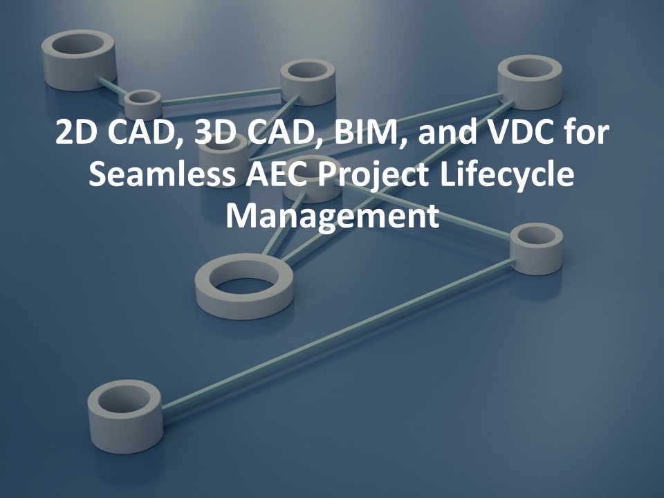 PPT – 2D CAD, 3D CAD, BIM, and VDC for Seamless AEC Project Lifecycle ...
