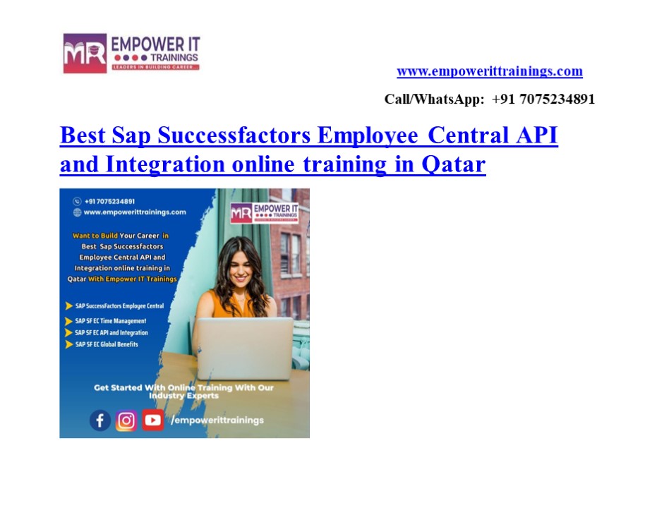 Sap Successfactors Employee Central API and Integration online training ...