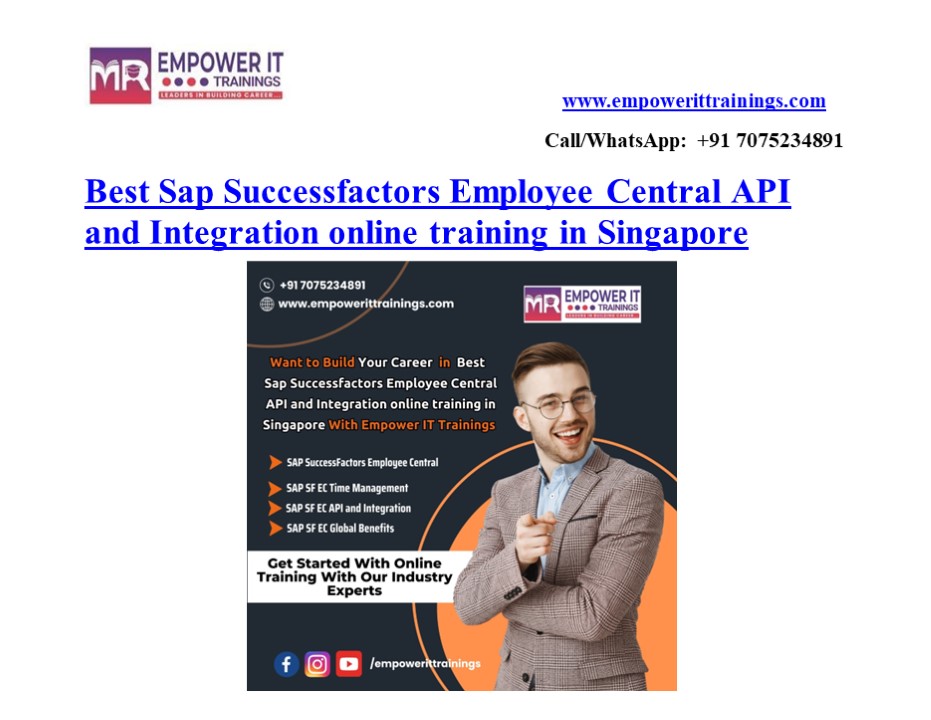 Sap Successfactors Employee Central API and Integration online training ...
