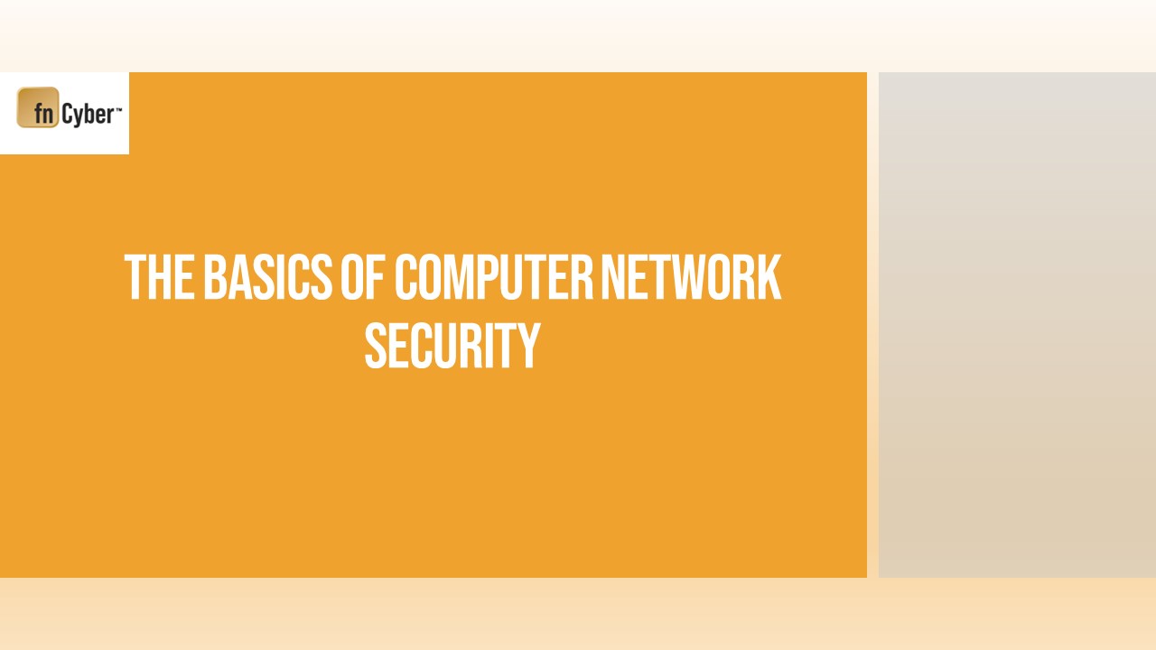 The Basics of Computer Network Security presentation | free to download