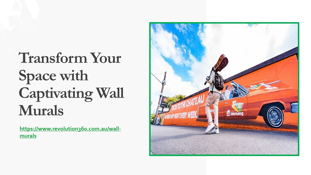 Transform Your Space with Captivating Wall Murals presentation | free ...