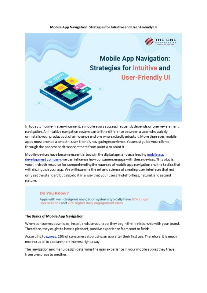 PPT – Mobile App Navigation: Strategies for Intuitive and User-Friendly ...