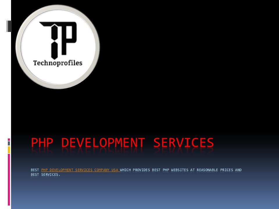 Trusted PHP Development Services in the USA presentation | free to download
