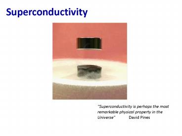 PPT – Superconductivity PowerPoint presentation | free to view - id ...