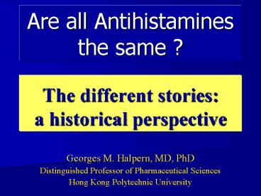 PPT – The different stories: a historical perspective PowerPoint ...