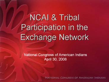 NCAI presentation | free to view