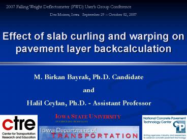 PPT – Effect of slab curling and warping on pavement layer ...