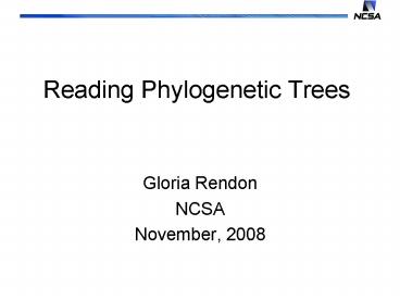 PPT – Reading Phylogenetic Trees PowerPoint presentation | free to view ...