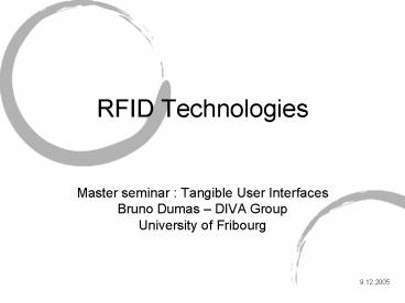 PPT – RFID Technologies PowerPoint presentation | free to download - id ...