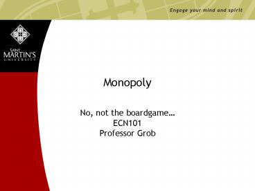 PPT – Monopoly PowerPoint presentation | free to view - id: 17700b-YjkxZ