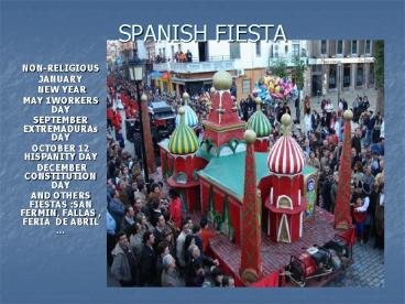 SPANISH FIESTA presentation | free to view