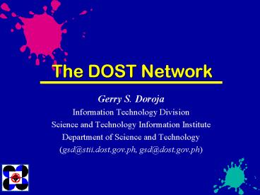 PPT – The DOST Network PowerPoint presentation | free to view - id ...