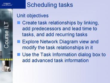 PPT – Scheduling tasks PowerPoint presentation | free to view - id ...