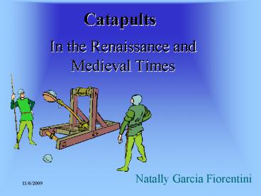 Catapults presentation | free to view