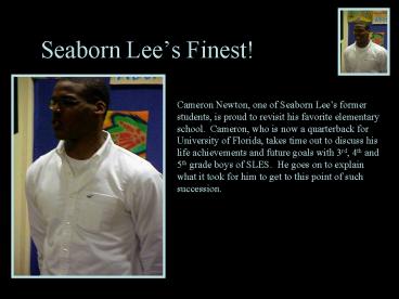 PPT – Seaborn Lees Finest PowerPoint presentation | free to view - id ...