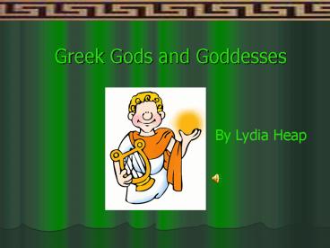 PPT – Greek Gods and Goddesses PowerPoint presentation | free to view ...
