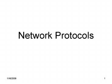PPT – Network Protocols PowerPoint presentation | free to download - id ...