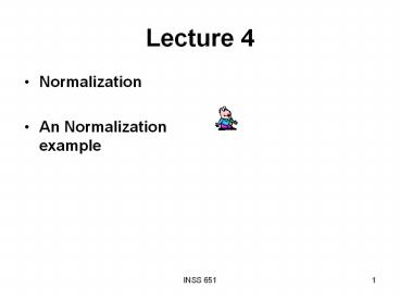PPT – Normalization PowerPoint presentation | free to download - id ...